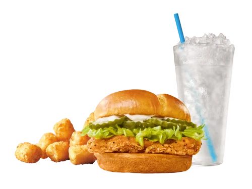 Crispy Chicken Sandwich Combo - Sonic Menu 2025
